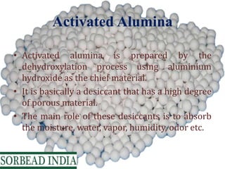 Buy Air Drying Desiccants - SORBEAD | PPTX