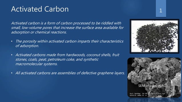 Activated carbon | PPTX | Chemistry | Science