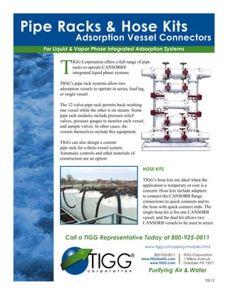 Activated Carbon Adsorber Pipe Rack Systems | PDF