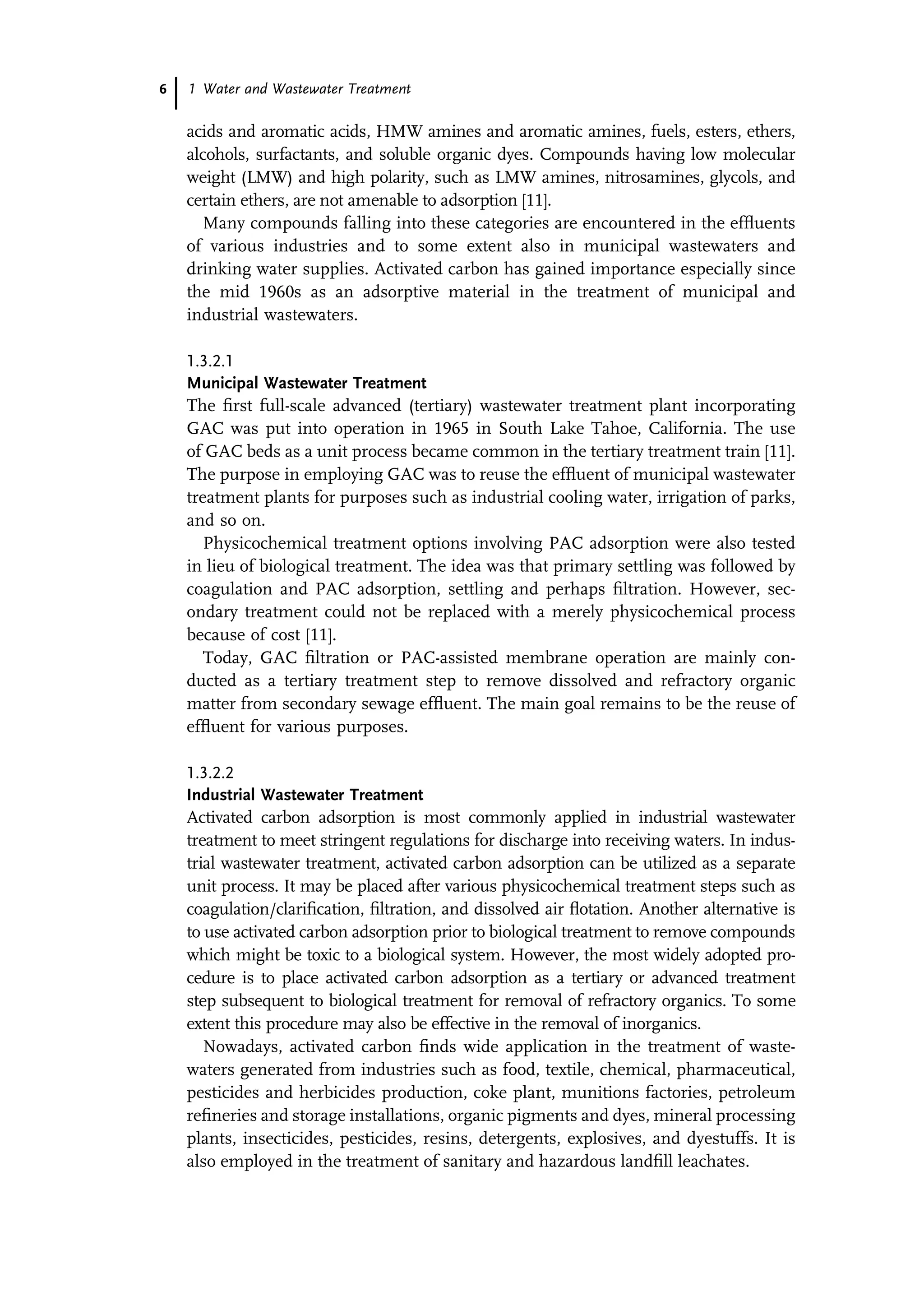 Activated Carbon for Water and Wastewater Treatment_ Integration of ...