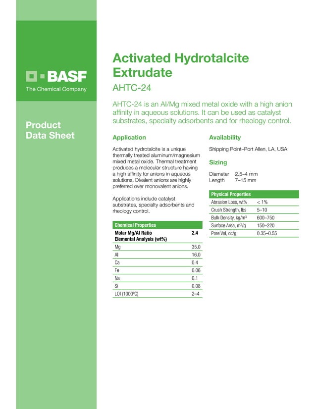 Activated hydrotalcite | PDF | Chemistry | Science