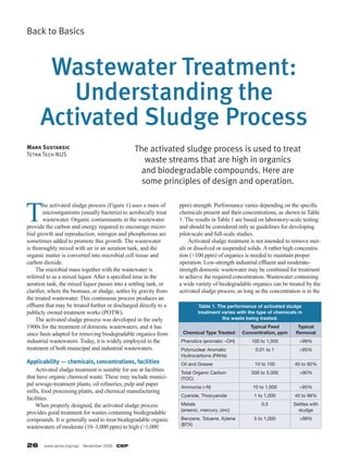 Activated sludge | PDF