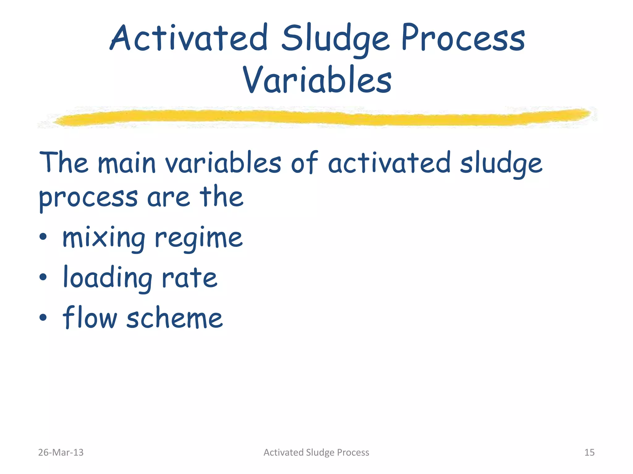 Activated Sludge Process | PPTX