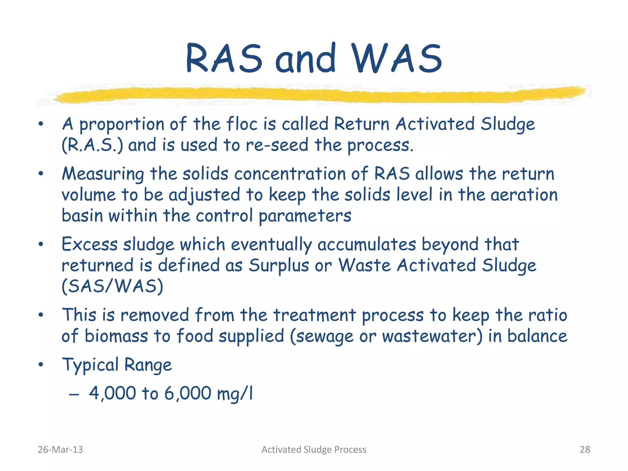 Activated Sludge Process | PPTX