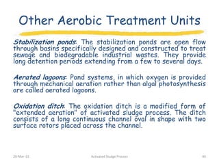 Activated Sludge Process | PPTX