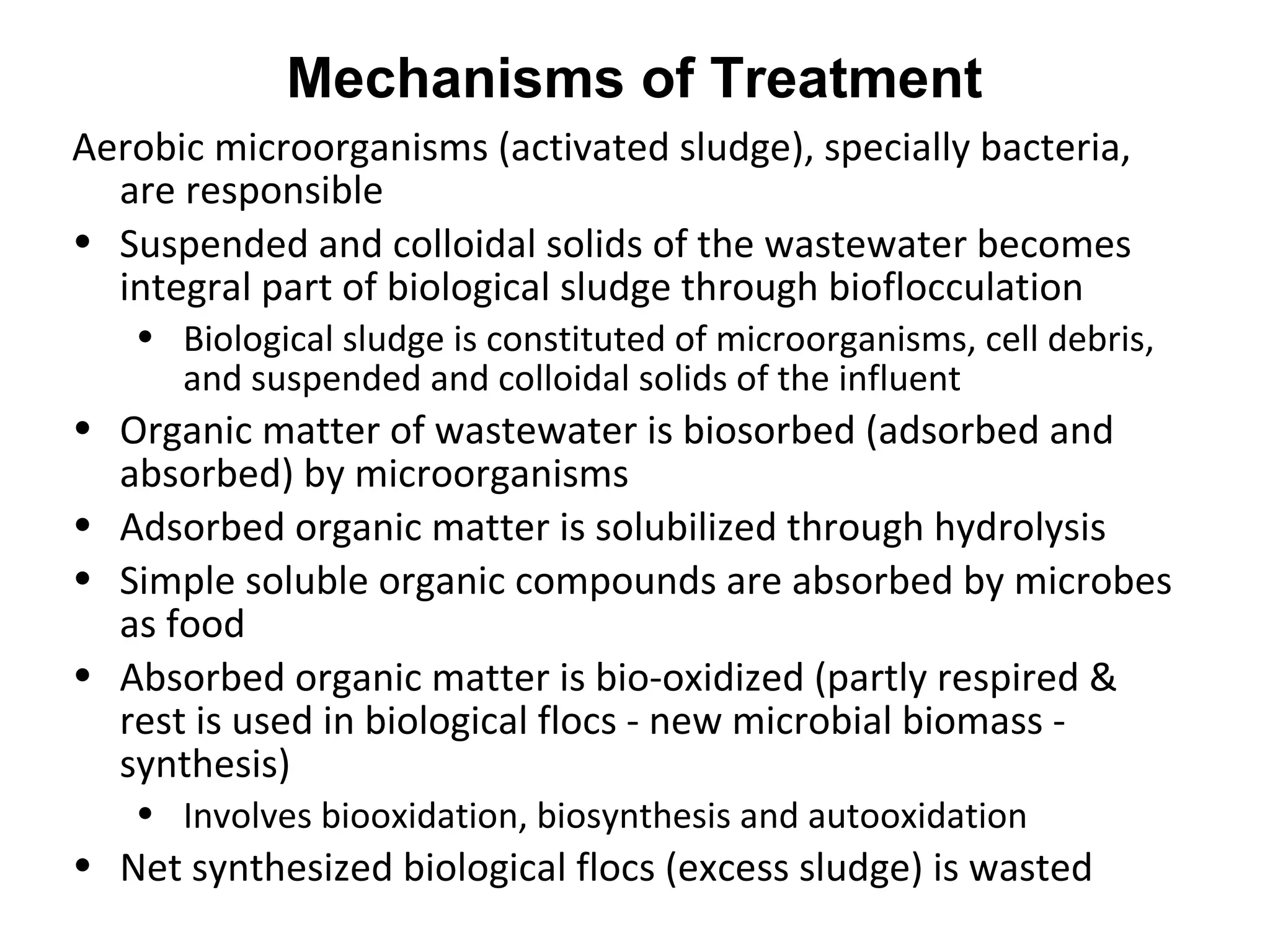 Activated sludge process | PPT