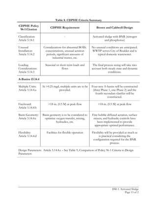 Activated sludge process design | PDF