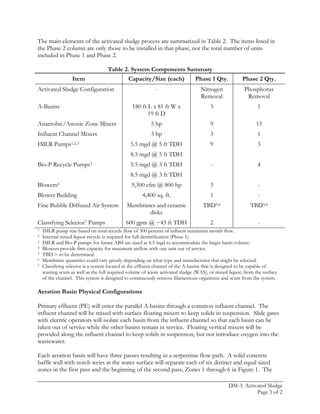 Activated sludge process design | PDF