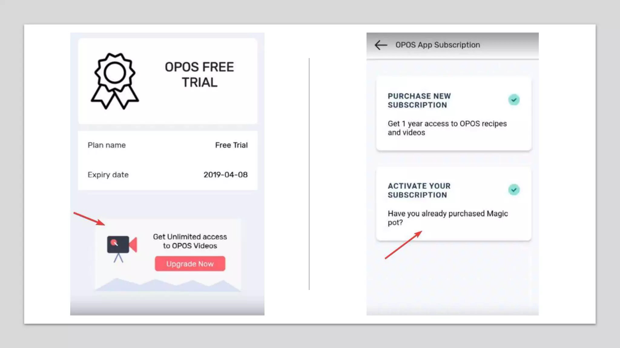 Activate opos subscription | PPTX