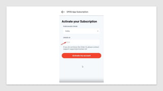 Activate opos subscription | PPTX