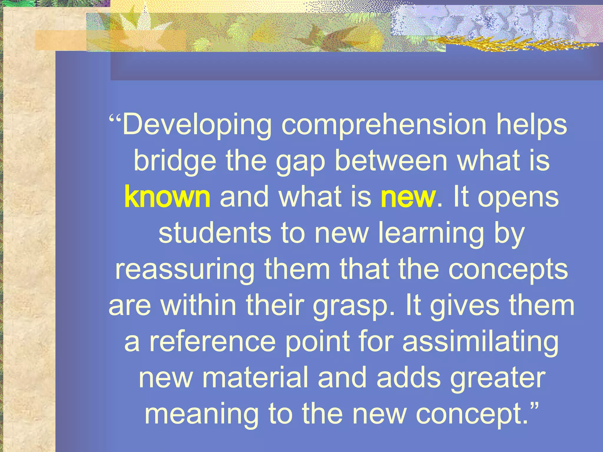 Activating Prior Knowledge | PPT