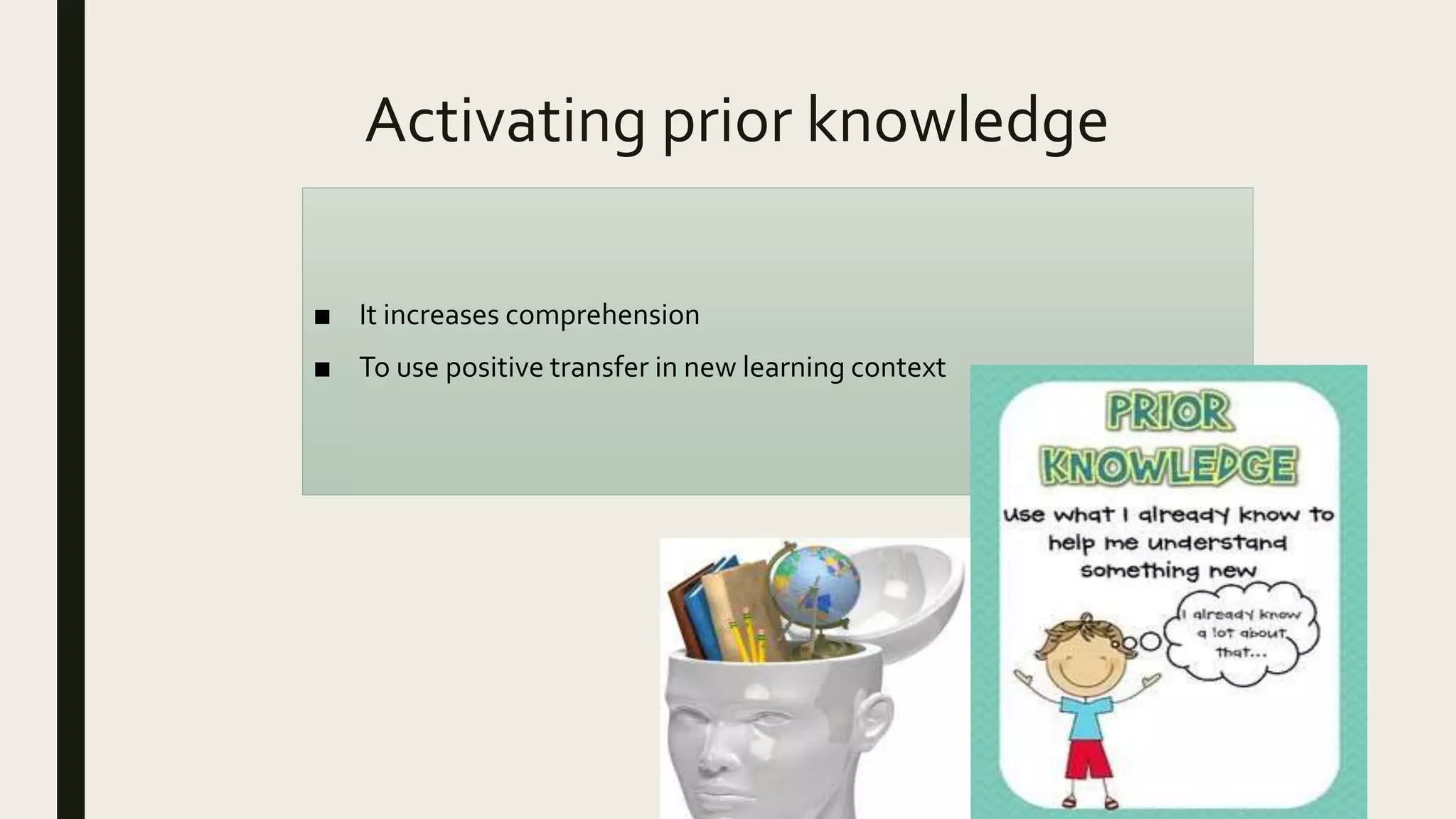 Activating knowledge | PPTX