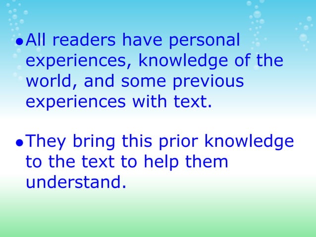 Activating prior knowledge_and_making_connecti | PPT | Free Download