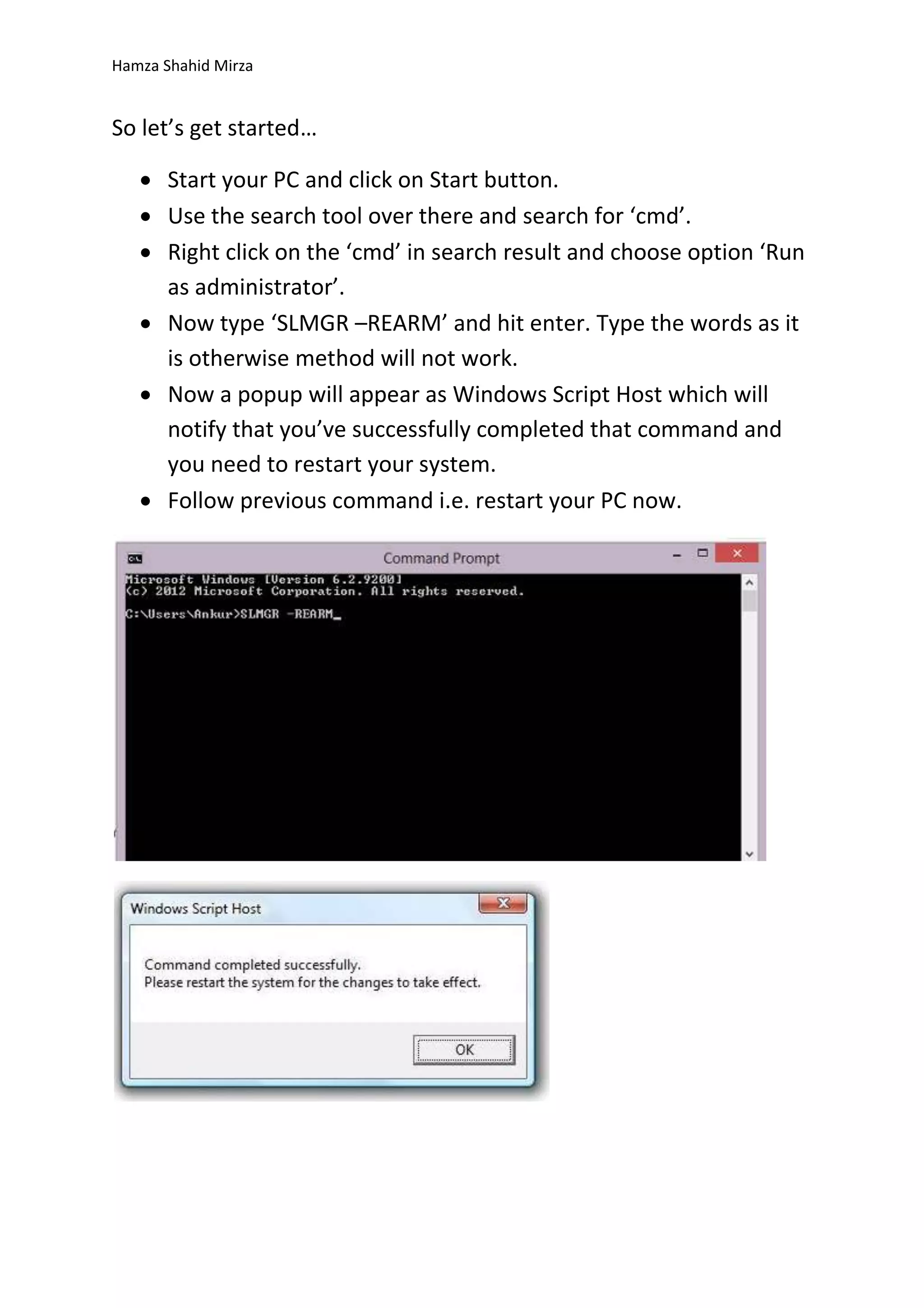 Activating windows 7 without actually buying the license key | PDF