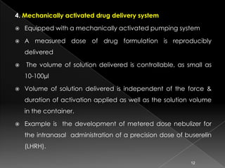 Activation modulated drug delivery systems | PPTX