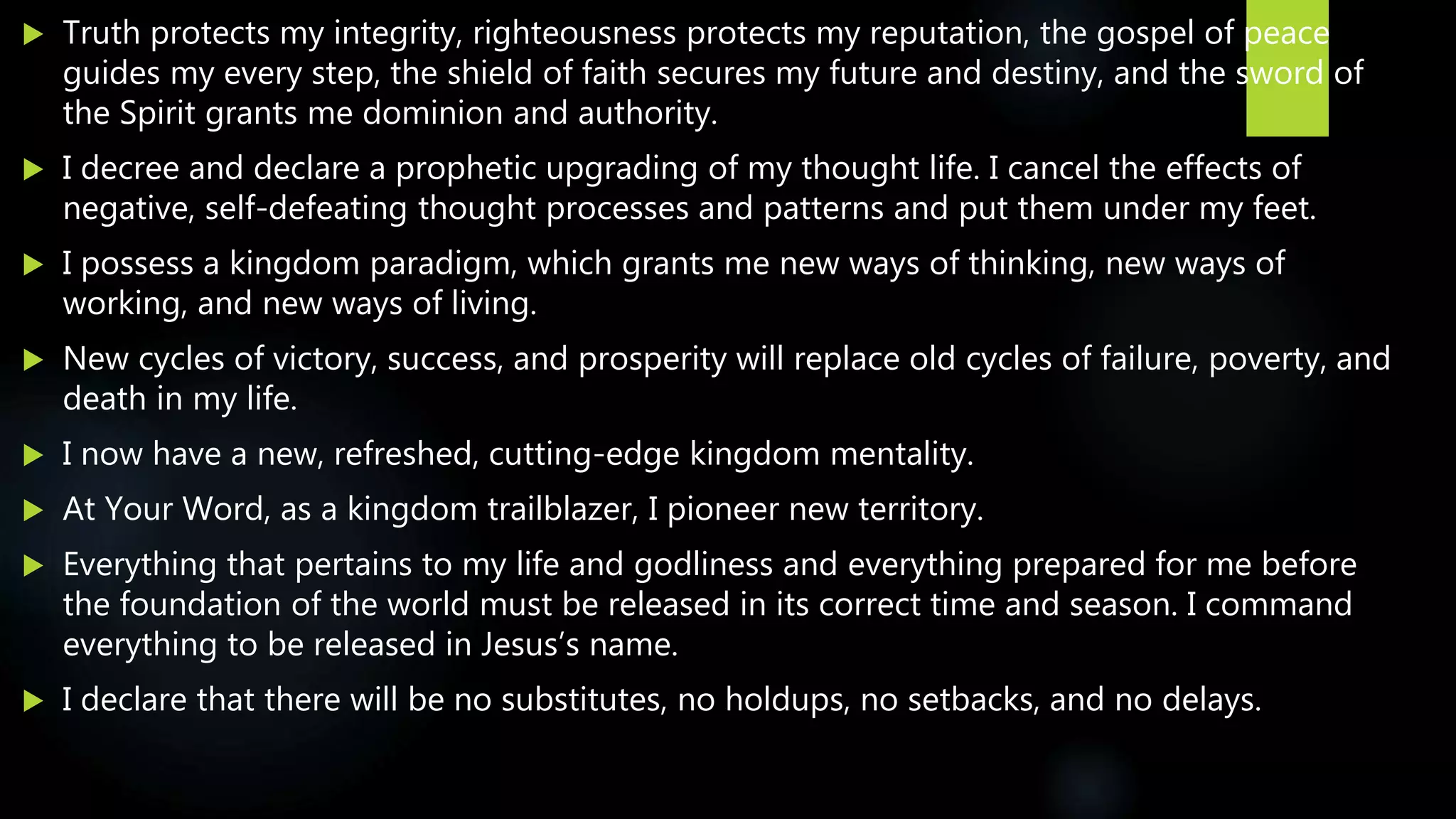 How to Pray to Command your Morning | PPTX | Spirituality | Religion ...