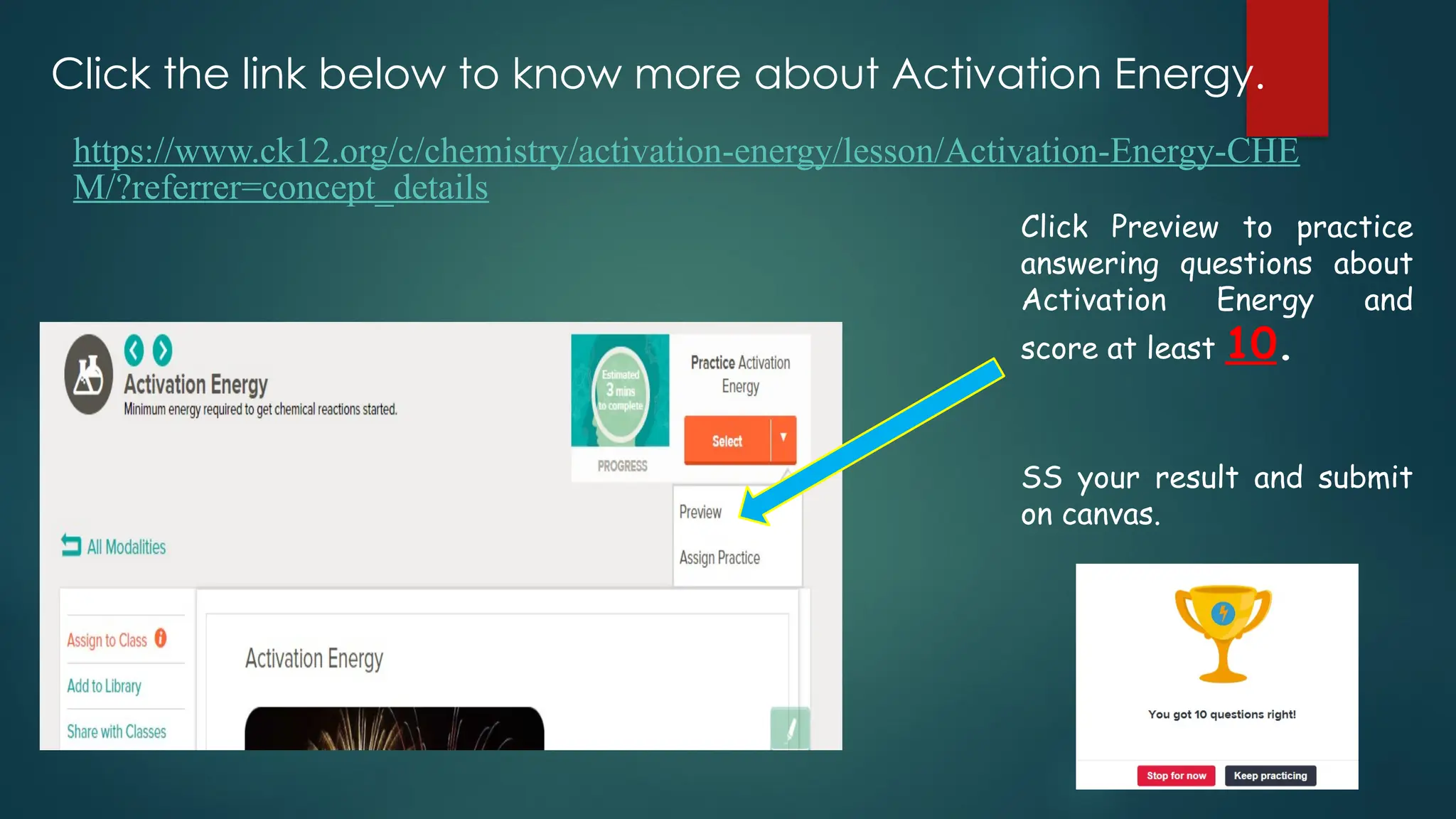 Activation Energy - endothermic and Exothermic Reaction | PPTX