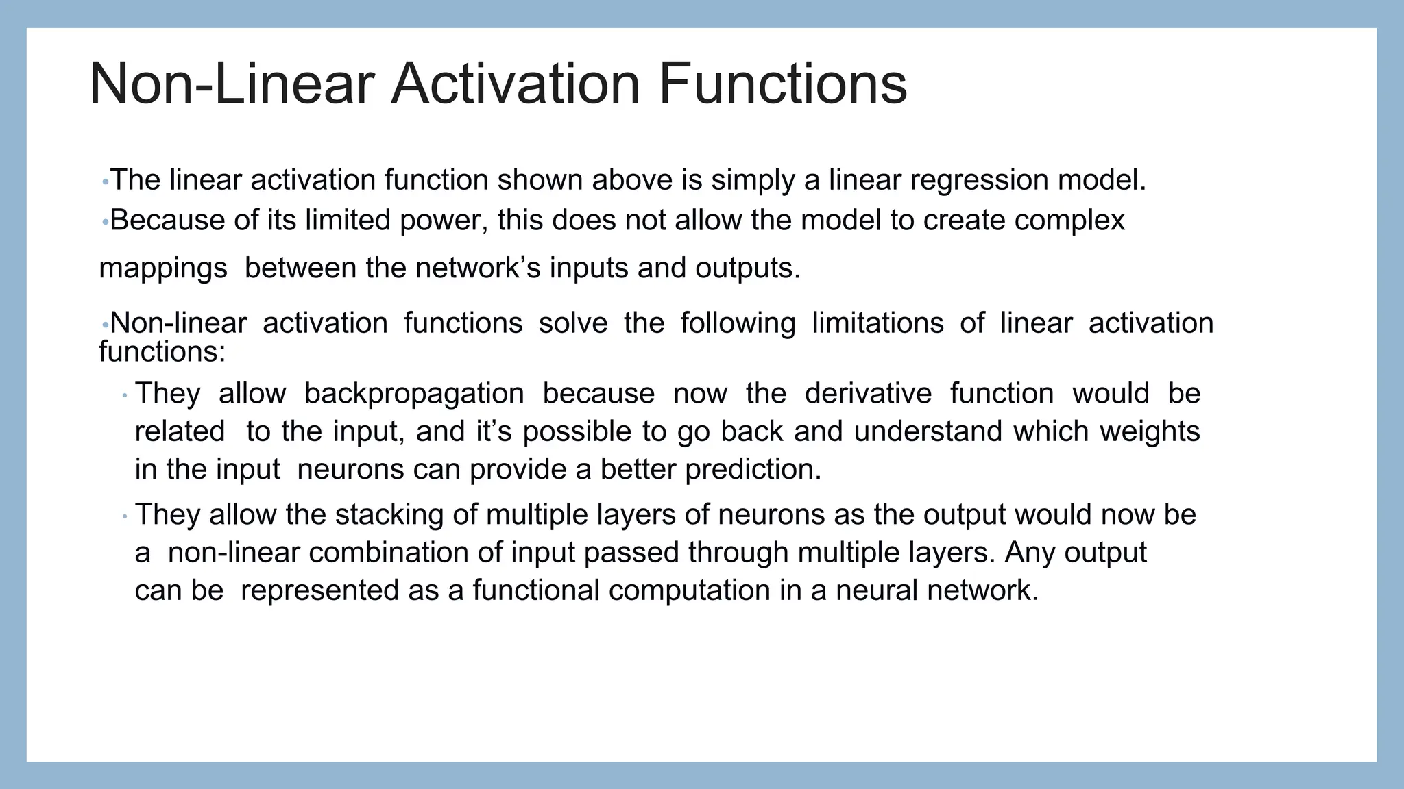 Activation Functions and usages in neural networkds | PDF