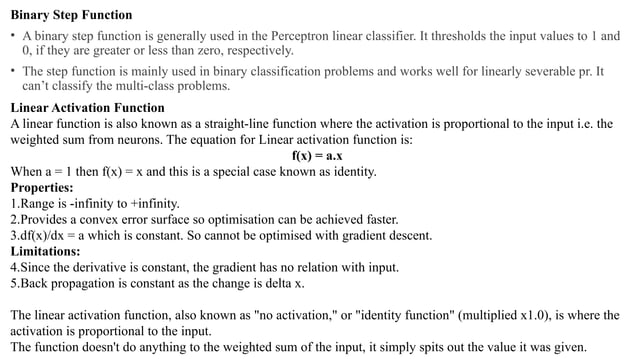 ACTIVATION FUNCTIONS IN SOFT COMPUTING AW | PPTX | Computing ...