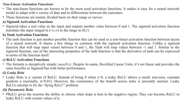 ACTIVATION FUNCTIONS IN SOFT COMPUTING AW | PPTX | Computing ...