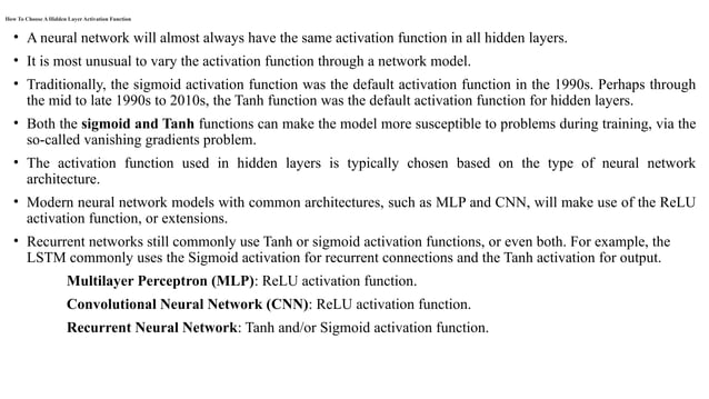 ACTIVATION FUNCTIONS IN SOFT COMPUTING AW | PPTX | Computing ...