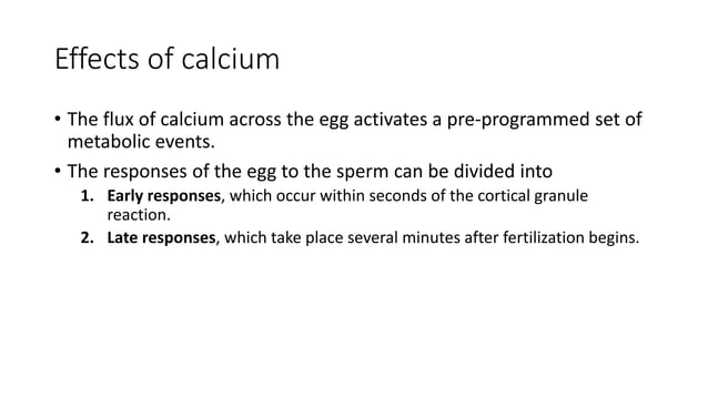 Activation of egg metabolism | PPTX | Infertility | Reproductive Health