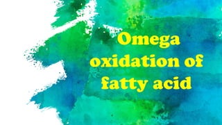lipid metabolism (Activation of fatty acid ,oxidation of fatty acids) | PDF