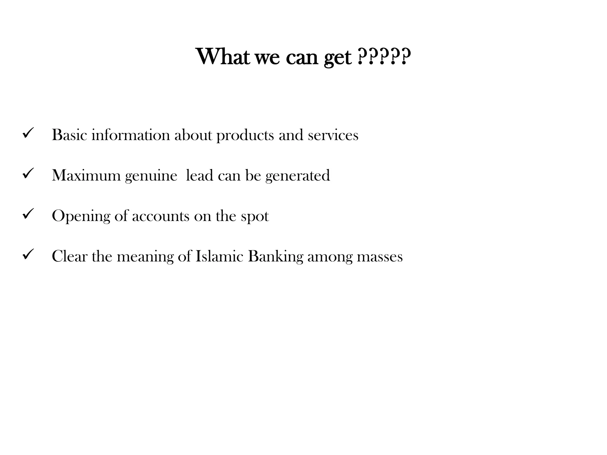 Activation plan faysal bank (barkat islamic banking) | PDF