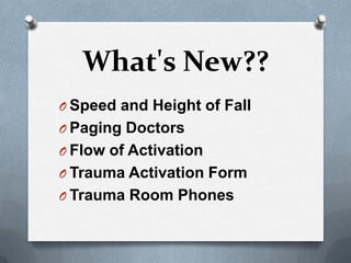 Trauma Activation | PPT