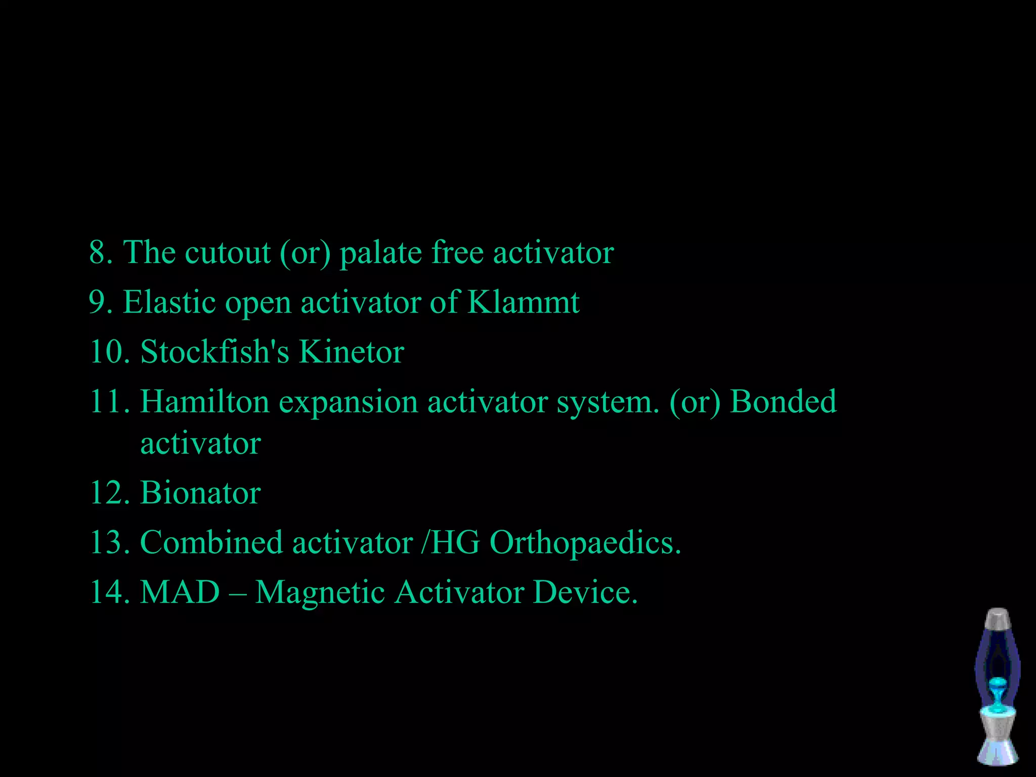 Activator and its modifications | PPTX