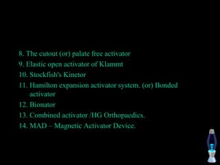 Activator and its modifications | PPTX