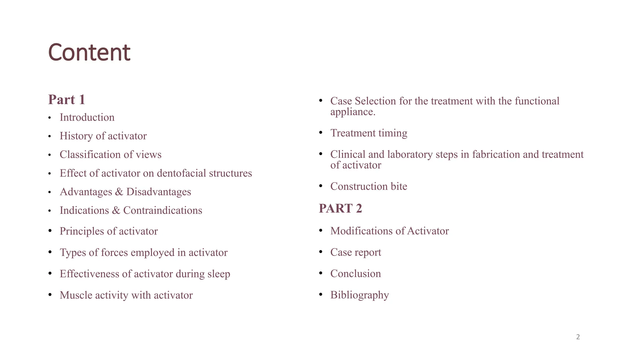 Activator- A Functional Appliance. pptx | PPTX