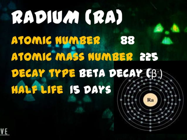 Radioactive Elements | PPTX
