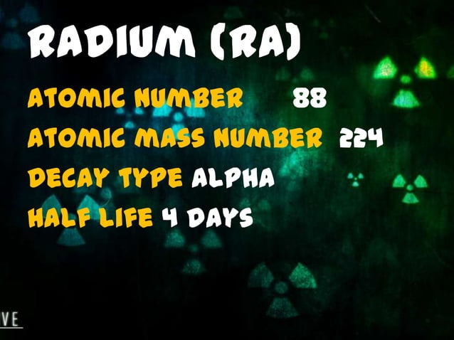 Radioactive Elements | PPTX