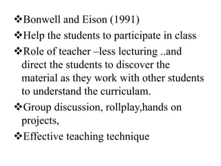 Active learning methodology | PPTX