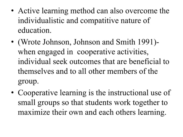 Active learning methodology | PPTX