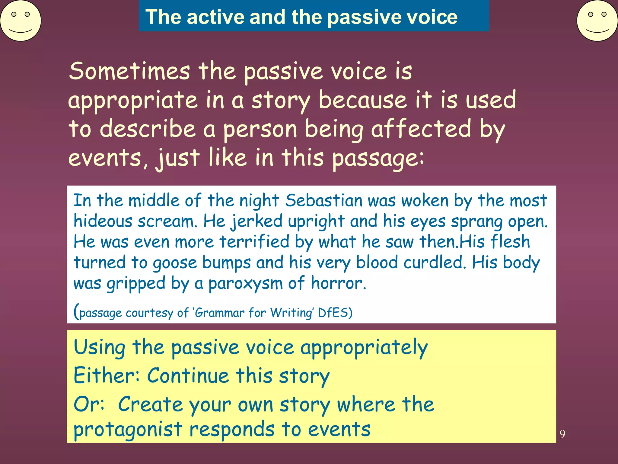 Active And Passive Voice(Good!) | PPT