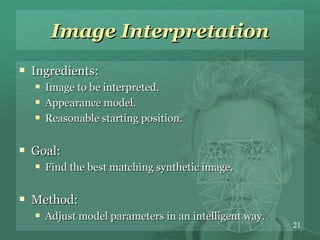Gil Shapira's Active Appearance Model slides | PPT