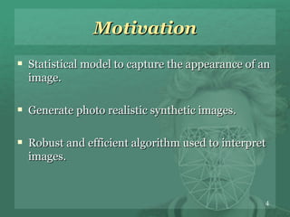 Gil Shapira's Active Appearance Model slides | PPT