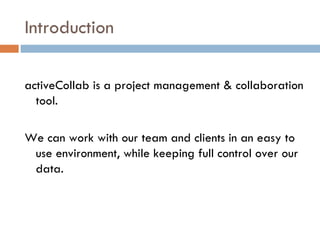 aCtive Collabs in Quick Review | PPT