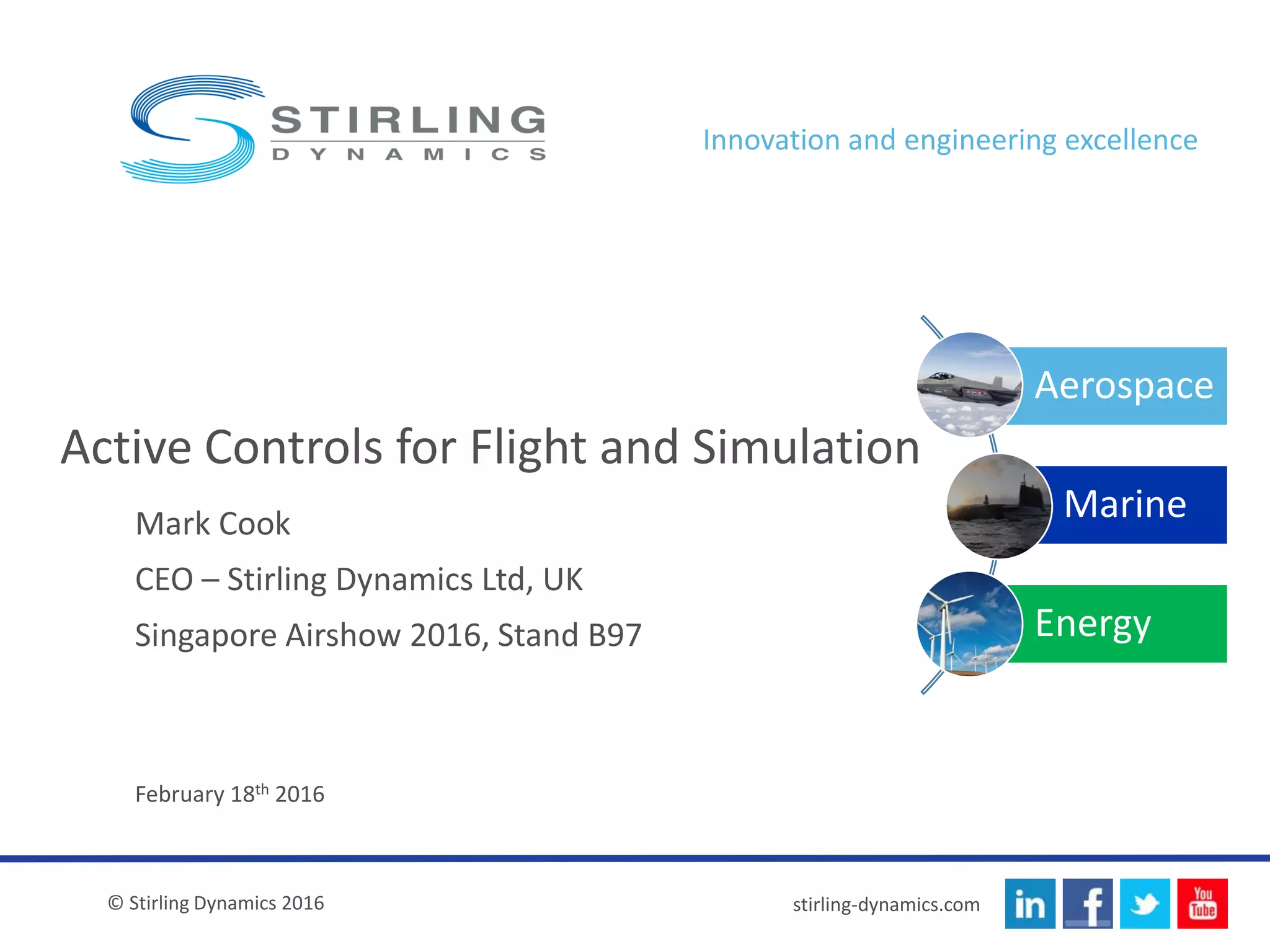 Active controls for Flight and Simulation | PPT
