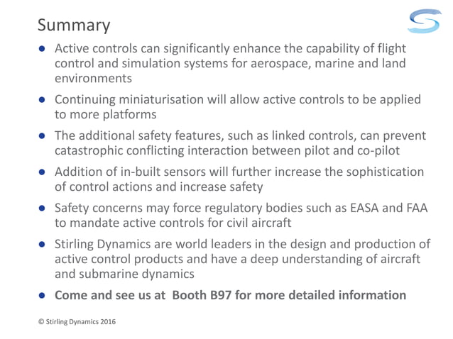 Active controls for Flight and Simulation | PPT