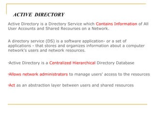 ACTIVE-DIRECTORY and m365 hybrid identity.ppt