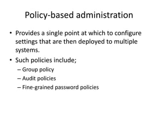 Active-Directory-Domain-Services.pptx | Databases | Computer Software and Applications