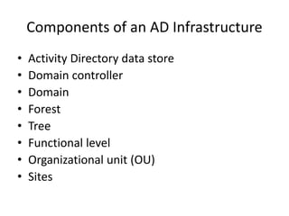 Active-Directory-Domain-Services.pptx | Databases | Computer Software ...
