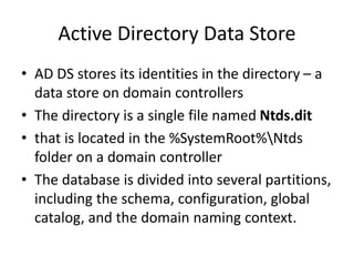 Active-Directory-Domain-Services.pptx | Databases | Computer Software ...