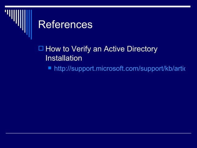 Active Directory | PPT | Operating Systems | Computer Software and ...