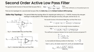 Active Filter Design Techniques Using Op-Amps | Low Pass, High Pass ...
