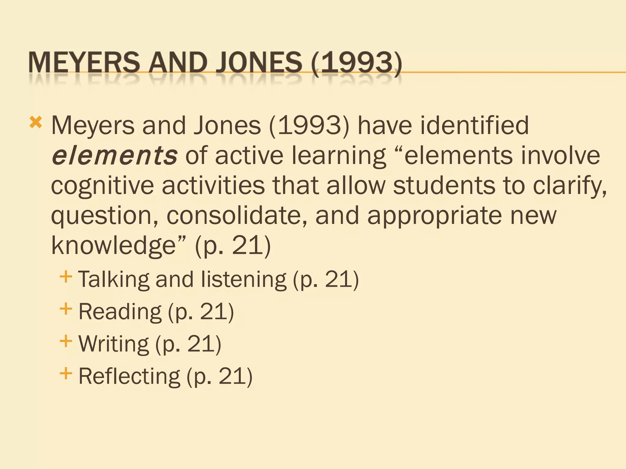 Active Learning Overview Ppt