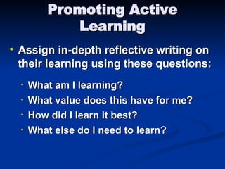 Active Learning F08 | PPT